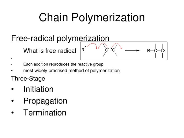 PPT - Polymer Chemistry Free Radical Polymerization PowerPoint ...