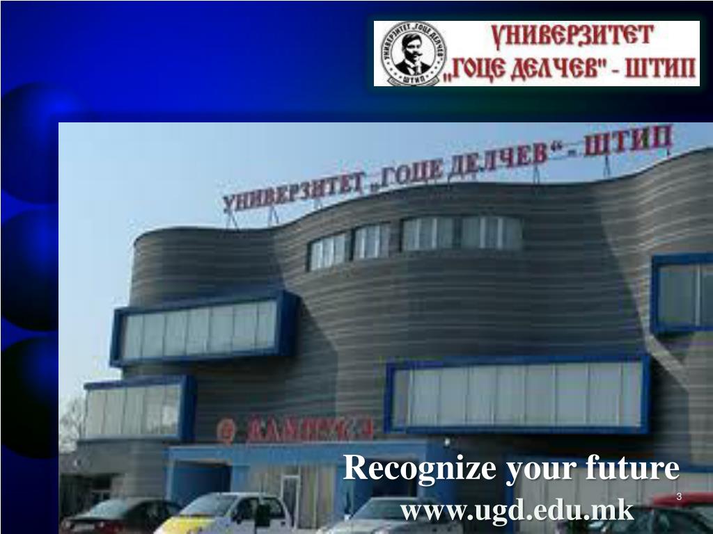 PPT - “ Goce Delcev ” University - Stip Faculty of Medical Sciences ...