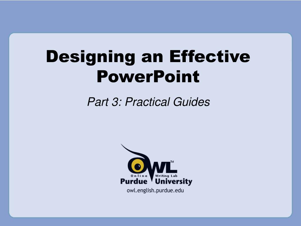 PPT - Designing an Effective PowerPoint PowerPoint Presentation, free ...