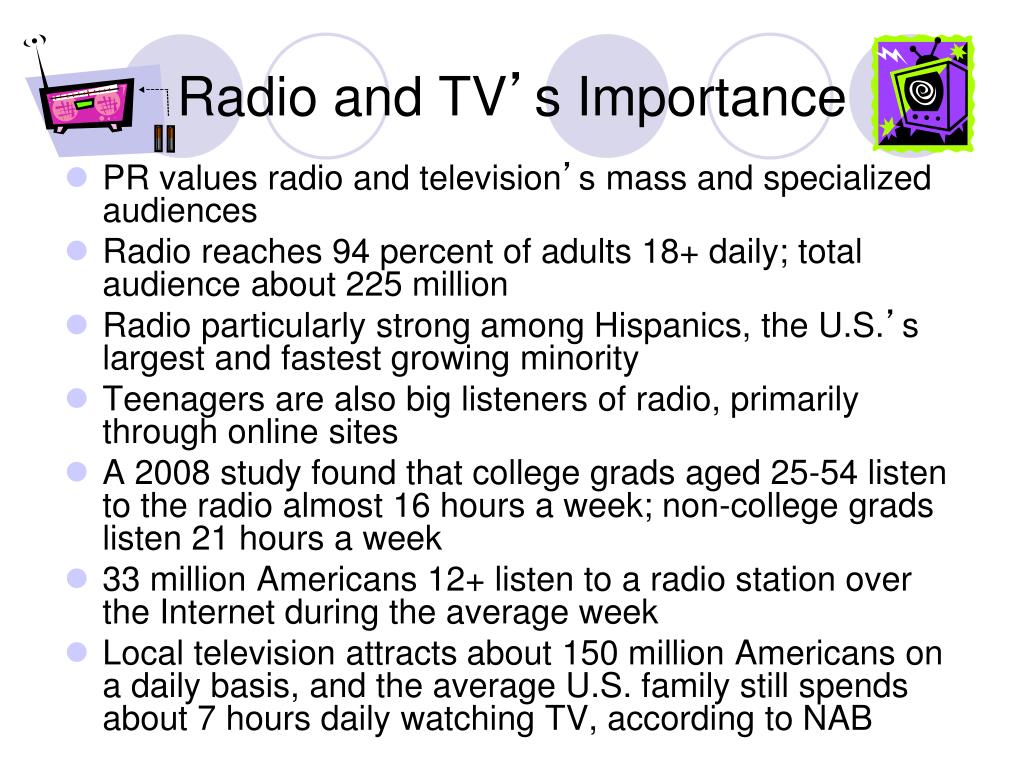 PPT - Role of Radio, Television and Online broadcasting PowerPoint ...