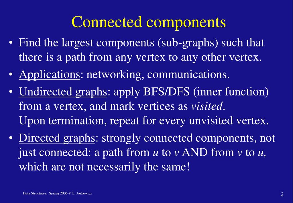 PPT - Data Structures – LECTURE 14 Strongly connected components ... PPT - Data Structures – LECTURE 14 Strongly connected components ...