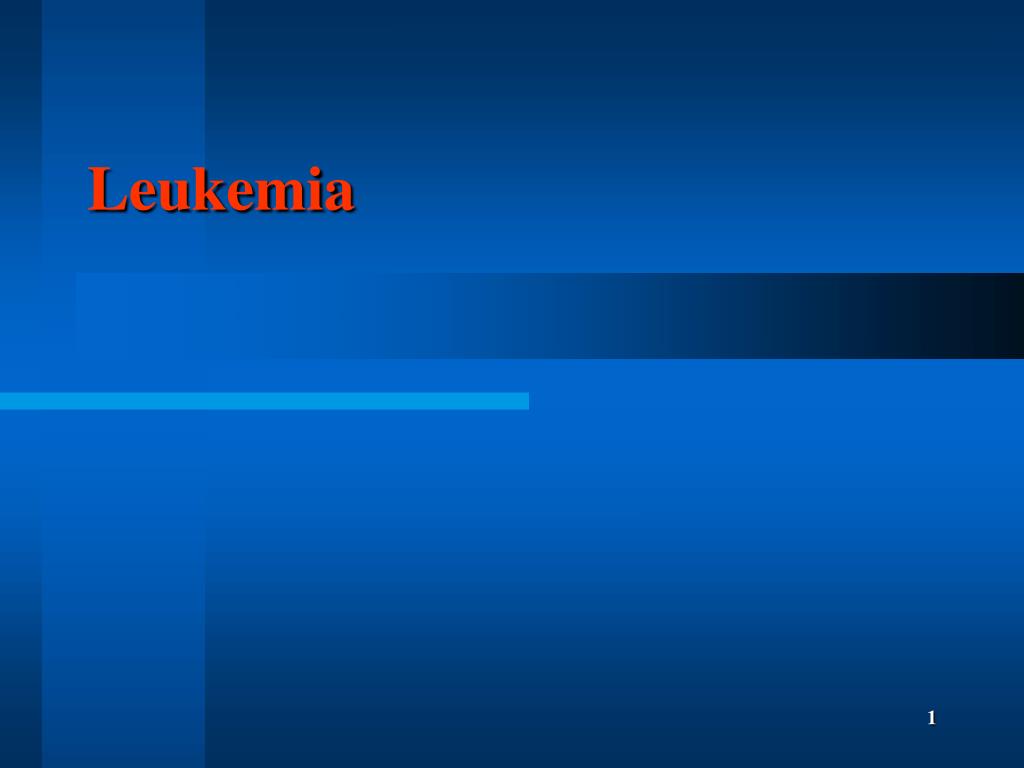Ppt Leukemia Powerpoint Presentation Free Download Id 3839795