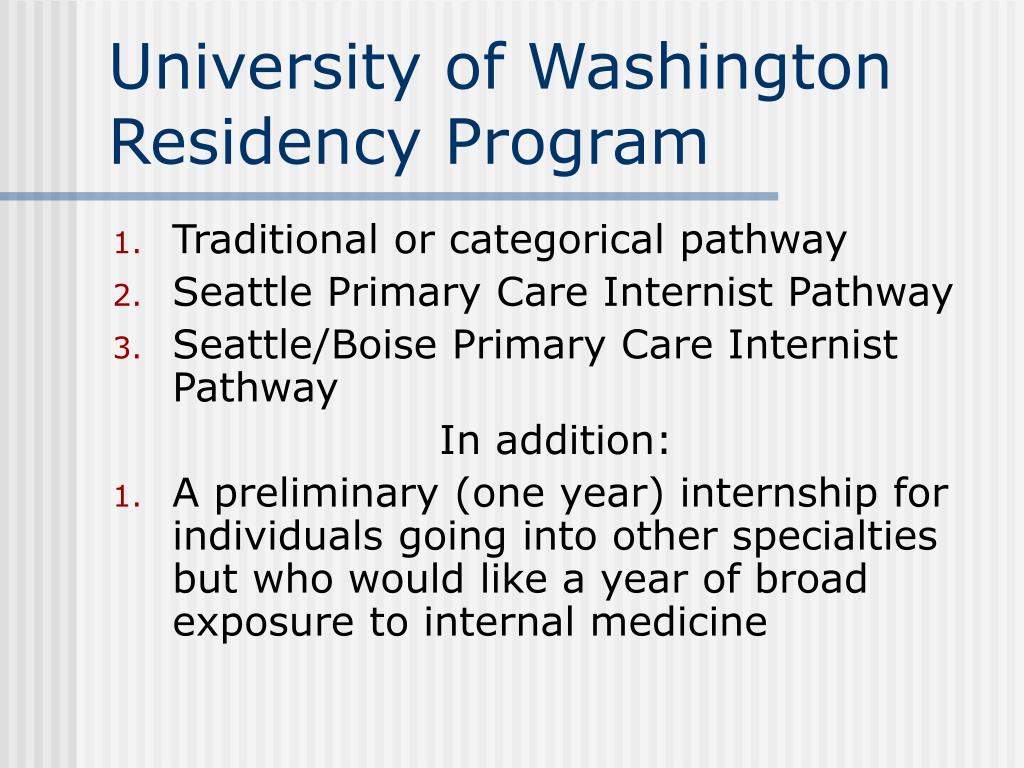 PPT - Medical Residents University of Washington PowerPoint ...