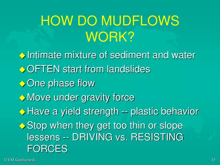 PPT - LANDSLIDES VS. MUDFLOWS PowerPoint Presentation - ID:3840376