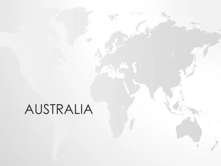 PPT - Australia PowerPoint Presentation, free download - ID:3840518