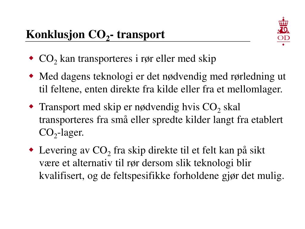 PPT - Muligheter for økt oljeutvinning ved injeksjon av CO 2 Odd Magne ...