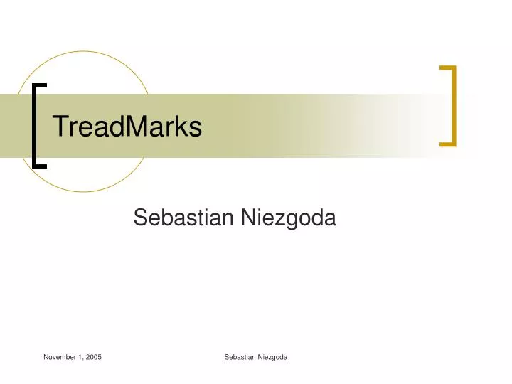 PPT - TreadMarks PowerPoint Presentation, free download - ID:3841675