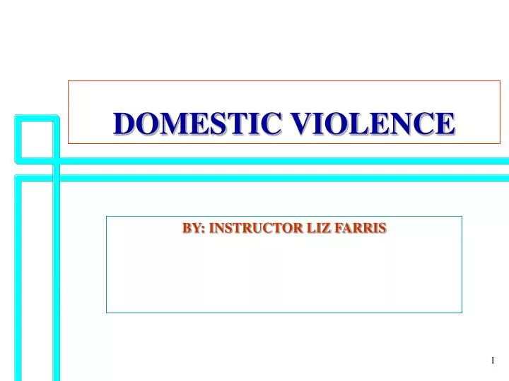PPT - DOMESTIC VIOLENCE PowerPoint Presentation, free download - ID:3841916