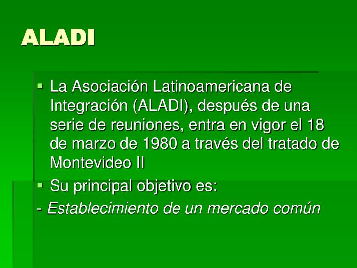 PPT - ALALC – ALADI PowerPoint Presentation - ID:3842757