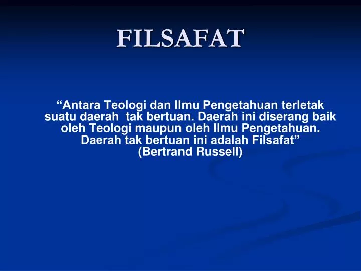 PPT - FILSAFAT PowerPoint Presentation, free download - ID:3846171