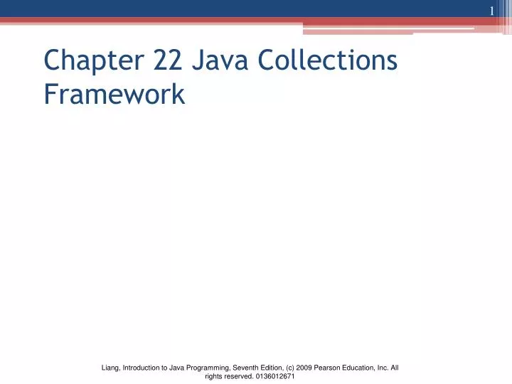 PPT - Chapter 22 Java Collections Framework PowerPoint Presentation ...