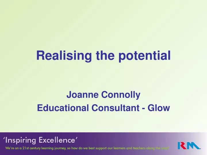 PPT - Realising the potential PowerPoint Presentation, free download ...