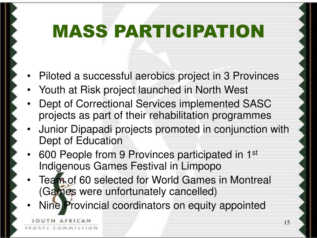 PPT - SOUTH AFRICAN SPORTS COMMISSION PowerPoint Presentation, free ...