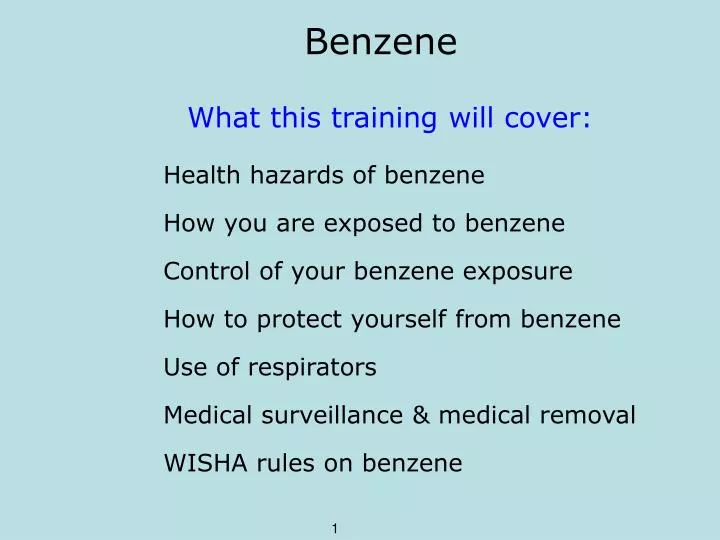 PPT - Benzene PowerPoint Presentation, free download - ID:3848472