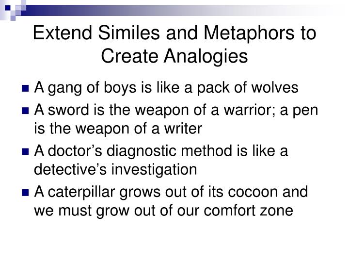 PPT - Simile and Metaphors PowerPoint Presentation - ID:3848553