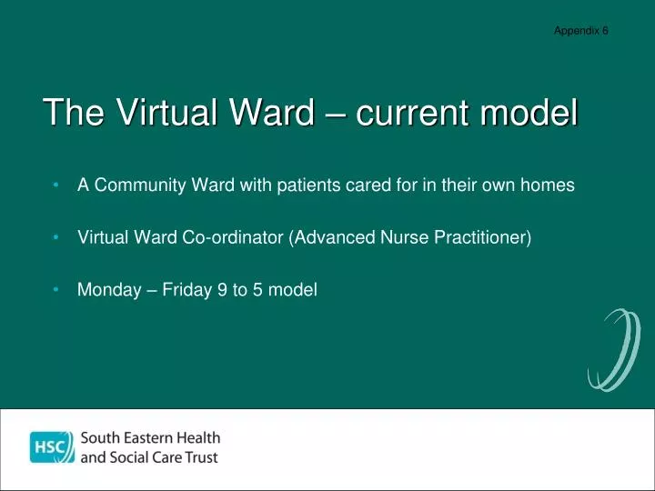 PPT - The Virtual Ward – current model PowerPoint Presentation, free ...