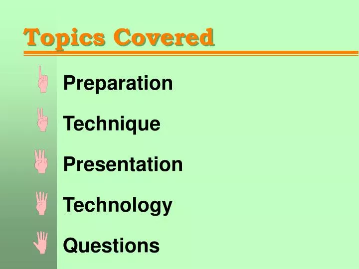 Ppt Topics Covered Powerpoint Presentation Free Download Id 3849017