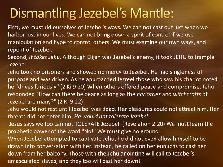 PPT - Discerning the Jezebel Spirit PowerPoint Presentation - ID:3849765