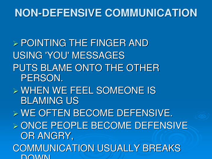 PPT - “I” STATEMENTS “YOU” STATEMENTS INTERPERSONAL COMMUNICATION ...
