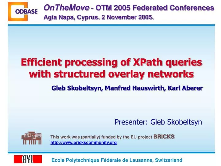 Ppt Efficient Processing Of Xpath Queries With Structured Overlay Networks Powerpoint 6489