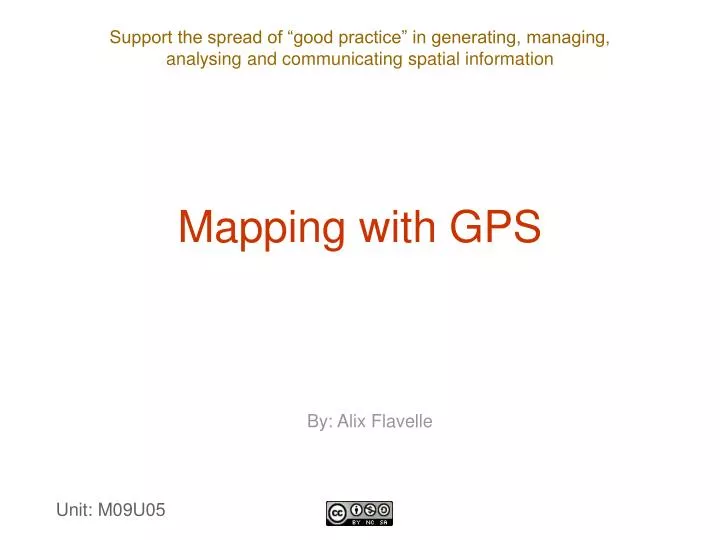 PPT - Mapping with GPS PowerPoint Presentation, free download - ID:3852257