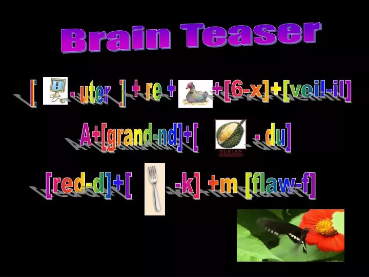 PPT - Brain Teaser PowerPoint Presentation, free download - ID:3853008