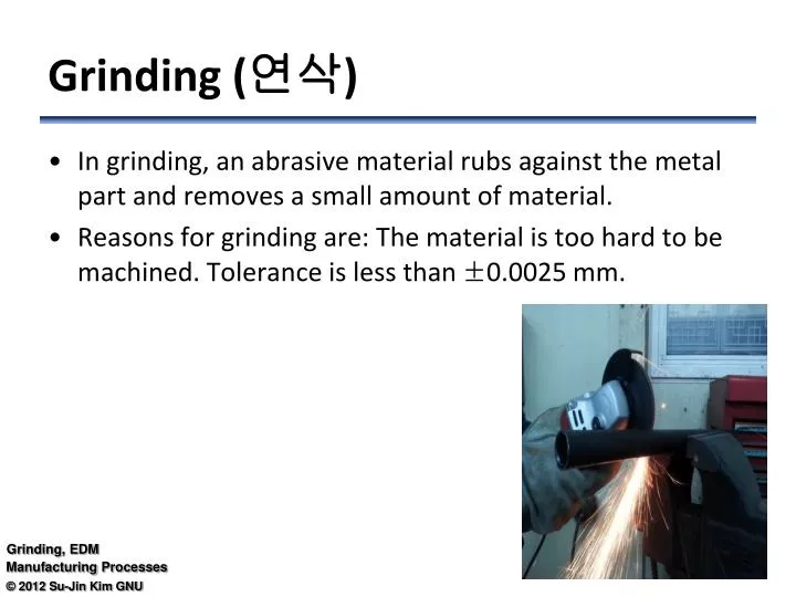 PPT - Grinding ( 연삭 ) PowerPoint Presentation, free download - ID:3853590