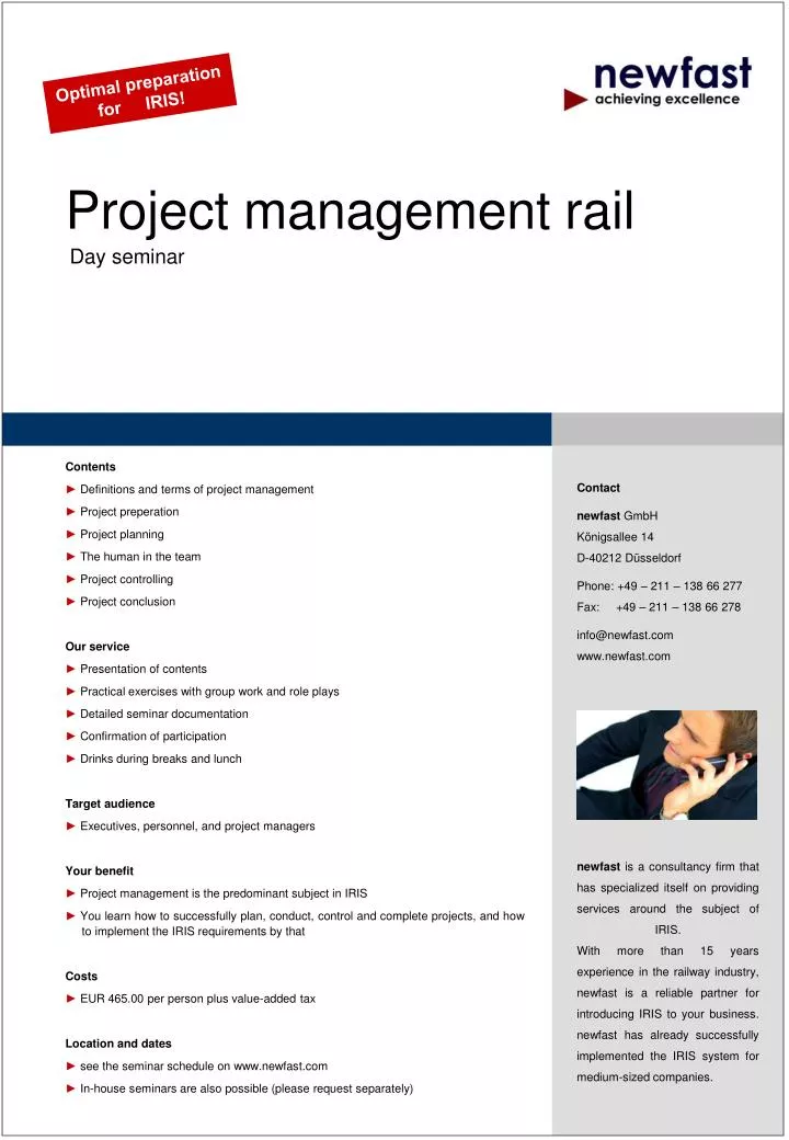 PPT - Project management rail PowerPoint Presentation, free download ...