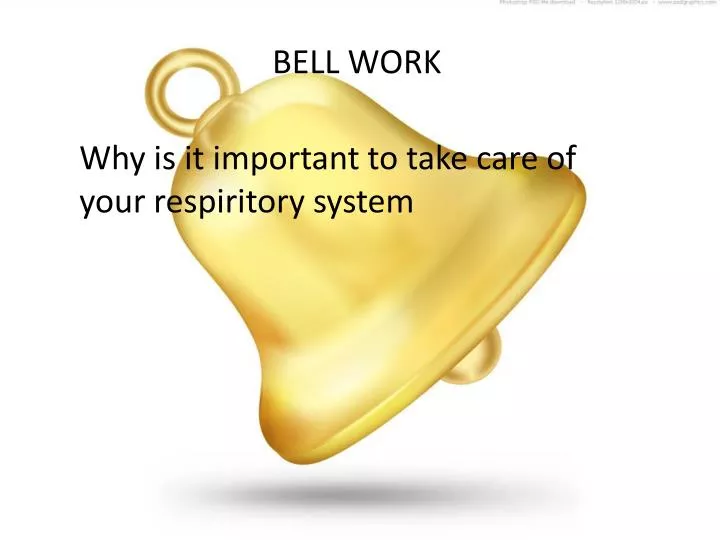 PPT - BELL WORK PowerPoint Presentation, free download - ID:3855237