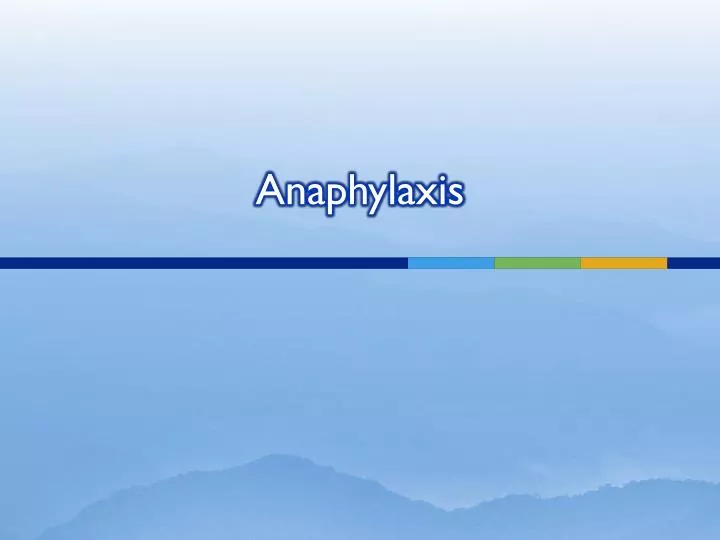 PPT - Anaphylaxis PowerPoint Presentation, free download - ID:3856049