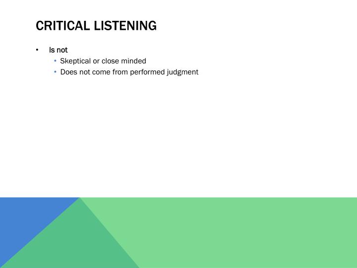 PPT - Types of listening PowerPoint Presentation - ID:3856258