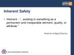 PPT - Introduction to Inherently Safer Concepts PowerPoint Presentation ...