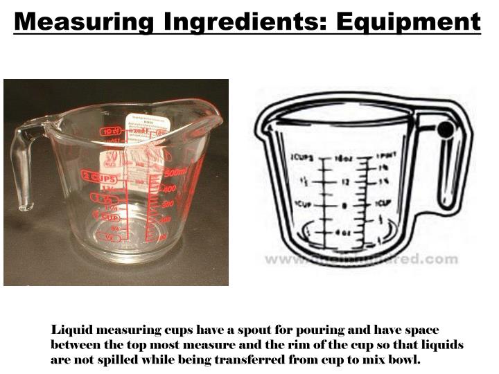 PPT - Measuring Ingredients PowerPoint Presentation - ID:3857390