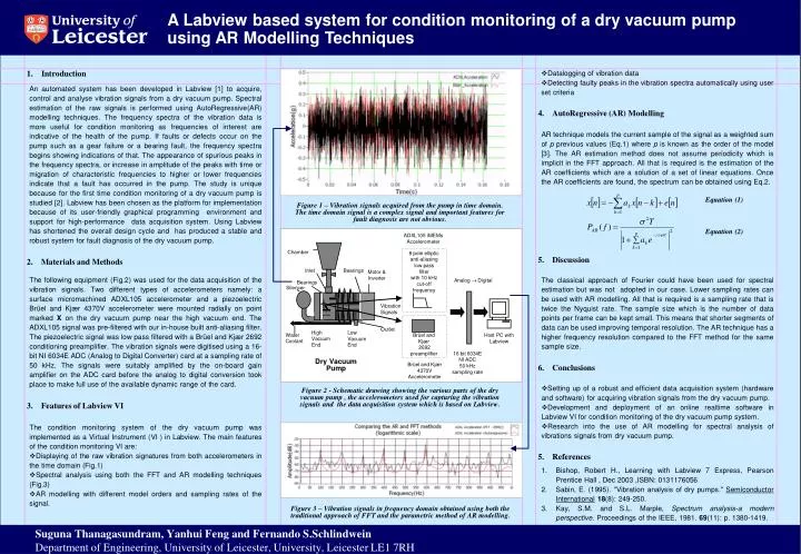 PPT - A Labview based system for condition monitoring of a dry vacuum ...