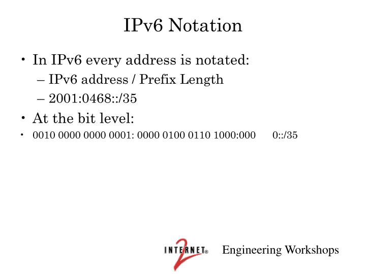 PPT - Internet2 IPv6 Workshop PowerPoint Presentation - ID:3859146