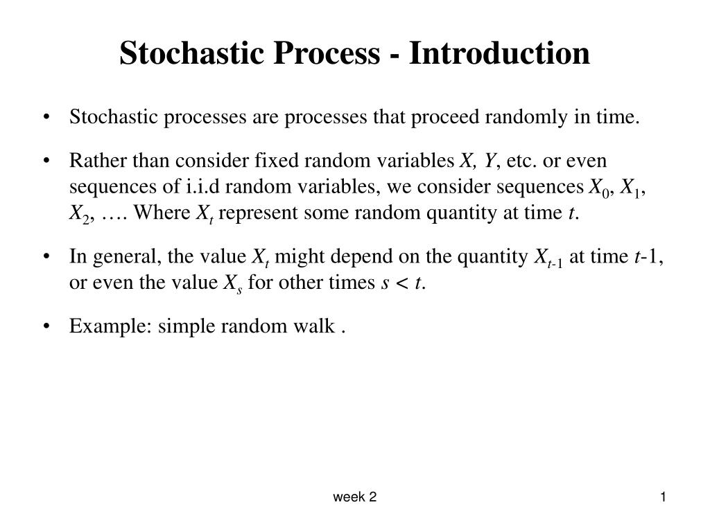 PPT Stochastic Process Introduction PowerPoint Presentation Free 