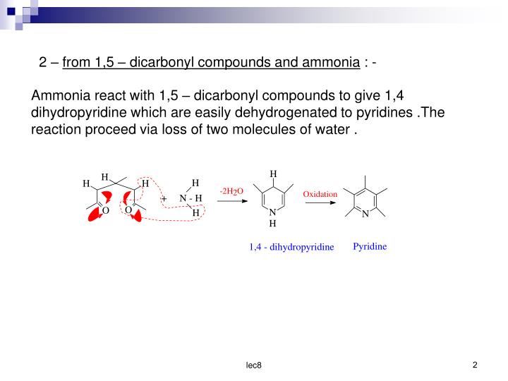 PPT - Synthesis of pyridine PowerPoint Presentation - ID:3860290
