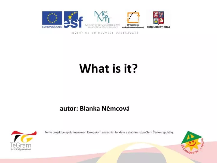 PPT - What is it? PowerPoint Presentation, free download - ID:3860498