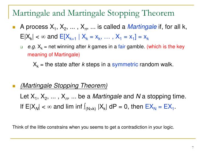 PPT - IERG5300 Tutorial 3 Stopping Time & Martingale PowerPoint ...