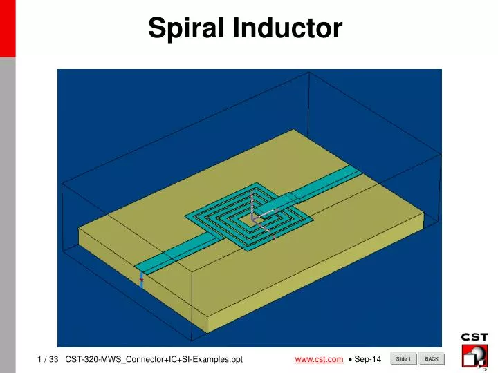 PPT - Spiral Inductor PowerPoint Presentation, free download - ID:3861224