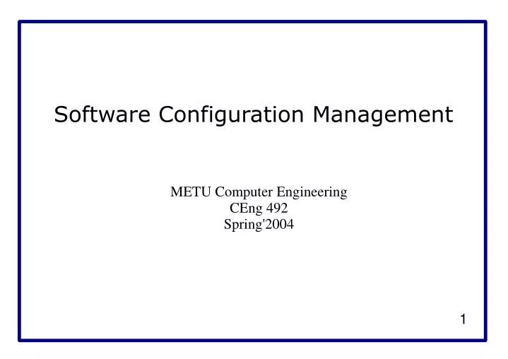 PPT - Software Configuration Management PowerPoint Presentation, free ...