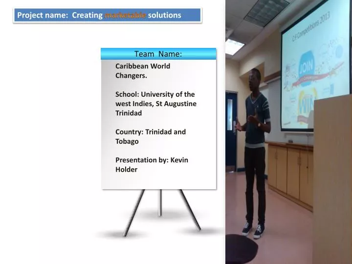 PPT - Project name: Creating marketable solutions PowerPoint ...