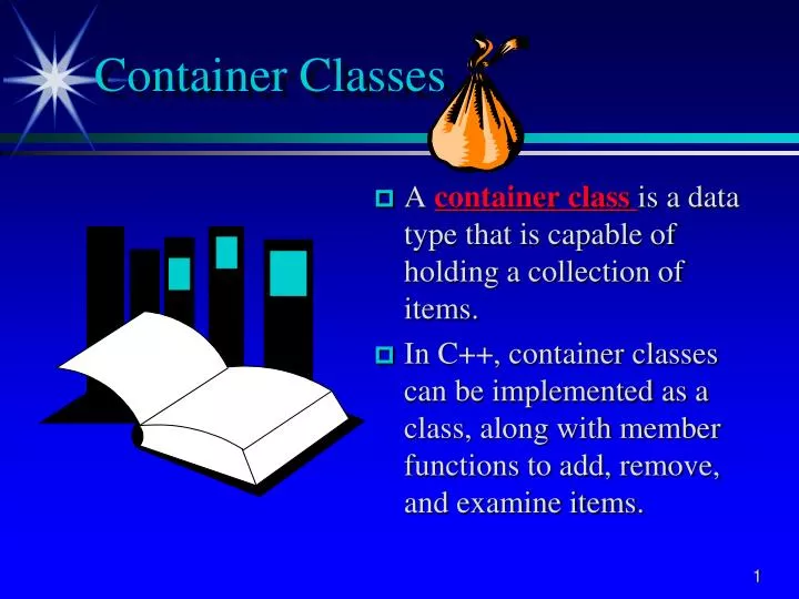 PPT - Container Classes PowerPoint Presentation, free download - ID:3862469