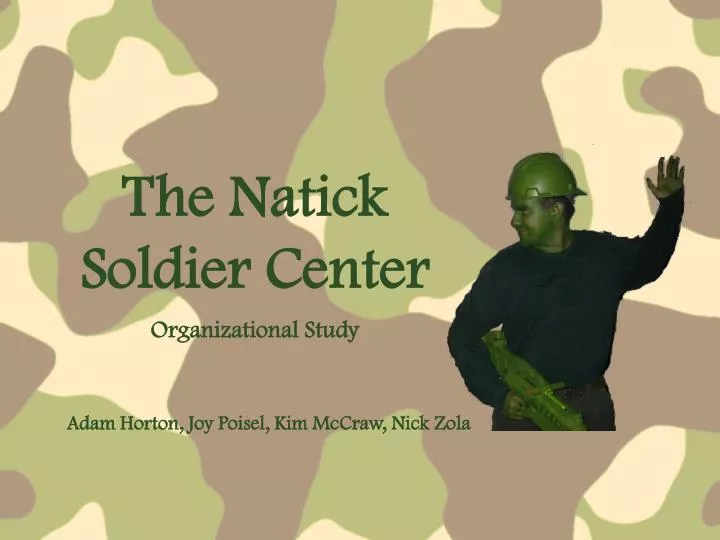 PPT - The Natick Soldier Center PowerPoint Presentation, free download ...