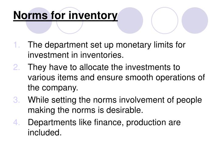 PPT - INVENTORY MANAGEMENT PowerPoint Presentation - ID:3863468