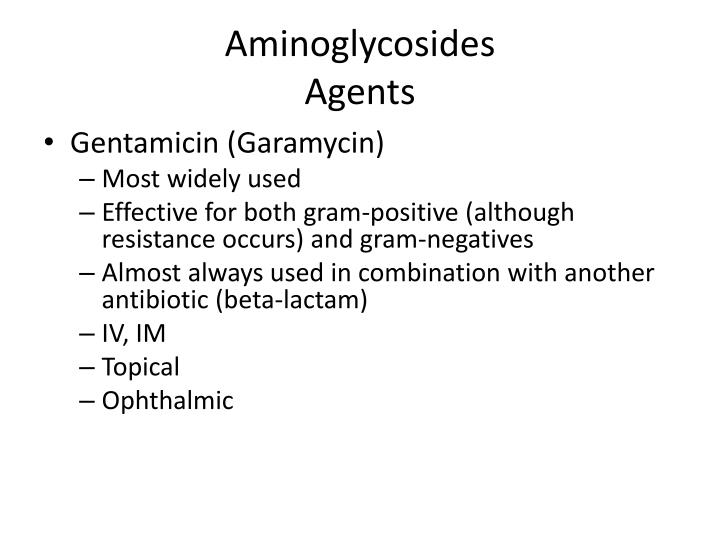 PPT - Aminoglycosides PowerPoint Presentation - ID:3864634