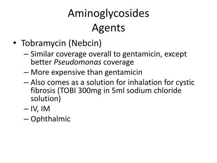 PPT - Aminoglycosides PowerPoint Presentation - ID:3864634