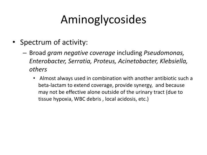 Aminoglycosides