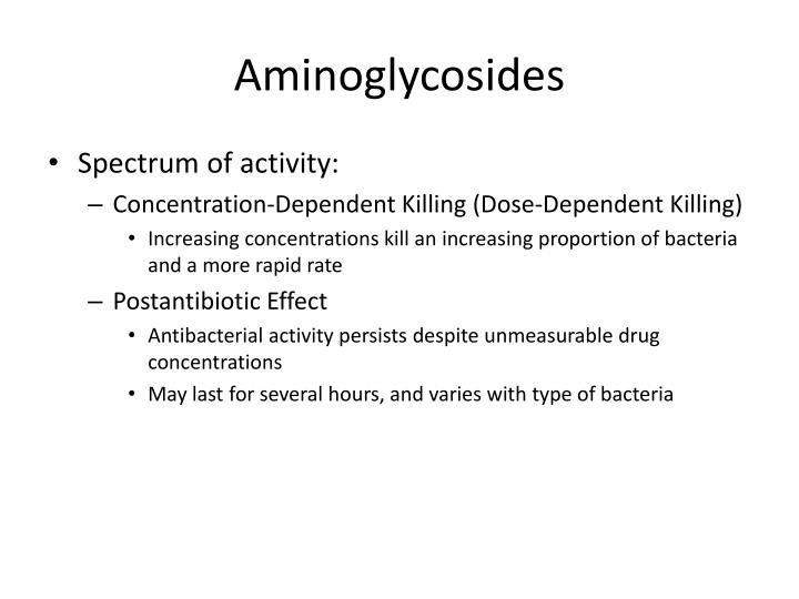 PPT - Aminoglycosides PowerPoint Presentation - ID:3864634