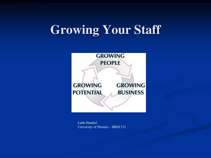 PPT - Growing Your Staff PowerPoint Presentation, free download - ID ...